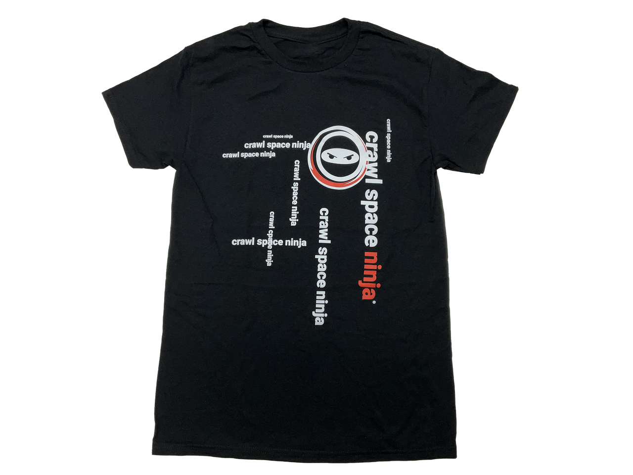 Crawl Space Ninja-Updated Logo-Short Sleeve Tee Shirt – Crawl Space ...