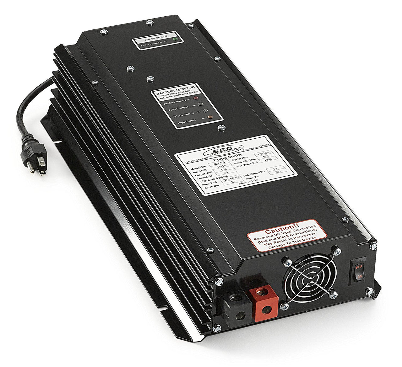 Pump Sentry 822PS Battry Back-Up System | Retrofit up to 1/2HP Pumps ...